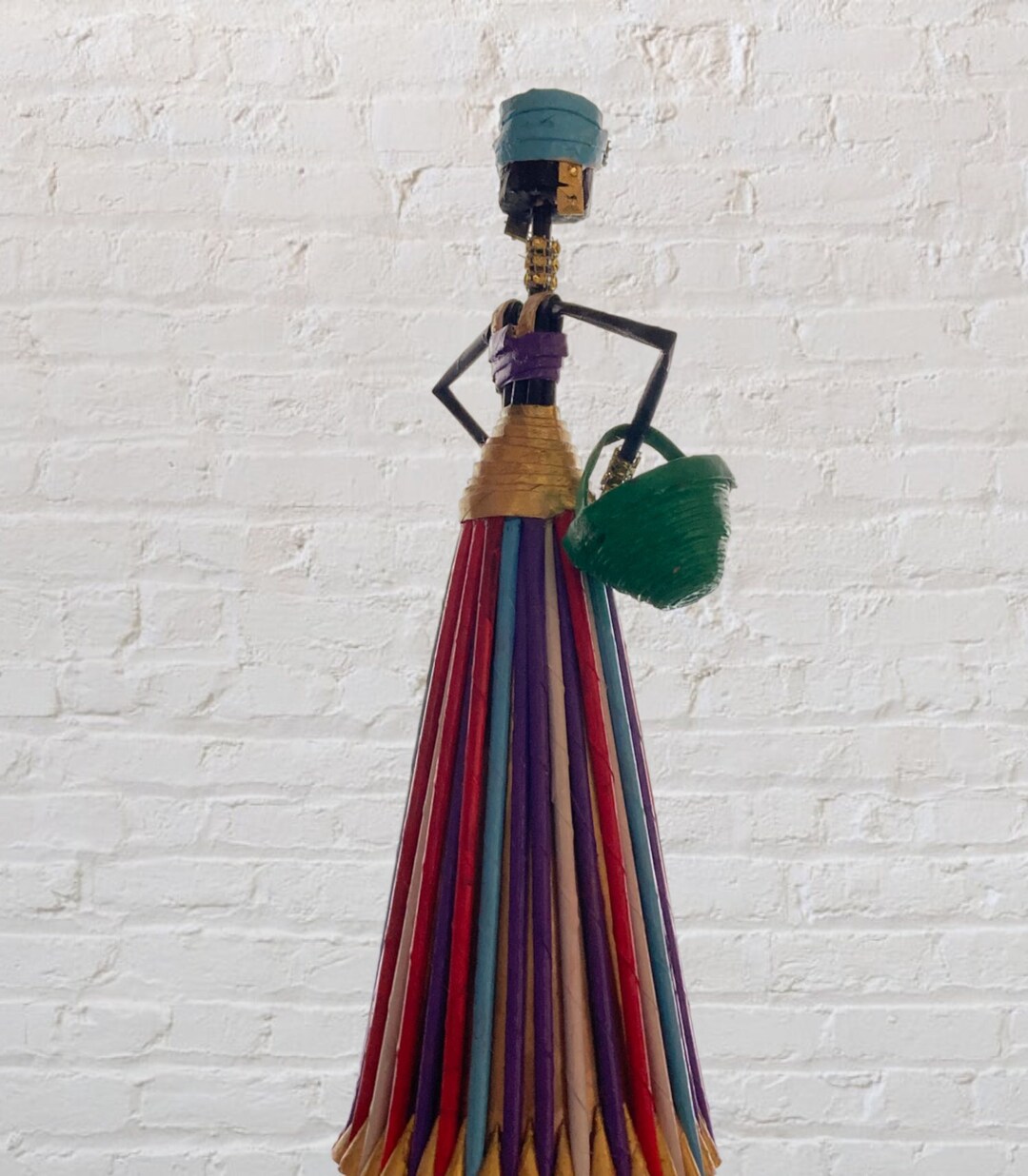 African Statue, African Dolls, African Woman Decor, Paper Satute ...