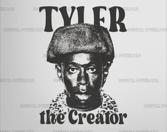 Vintage Tyler the Creator Png, Tyler the Creator Rap Singer Digital ...