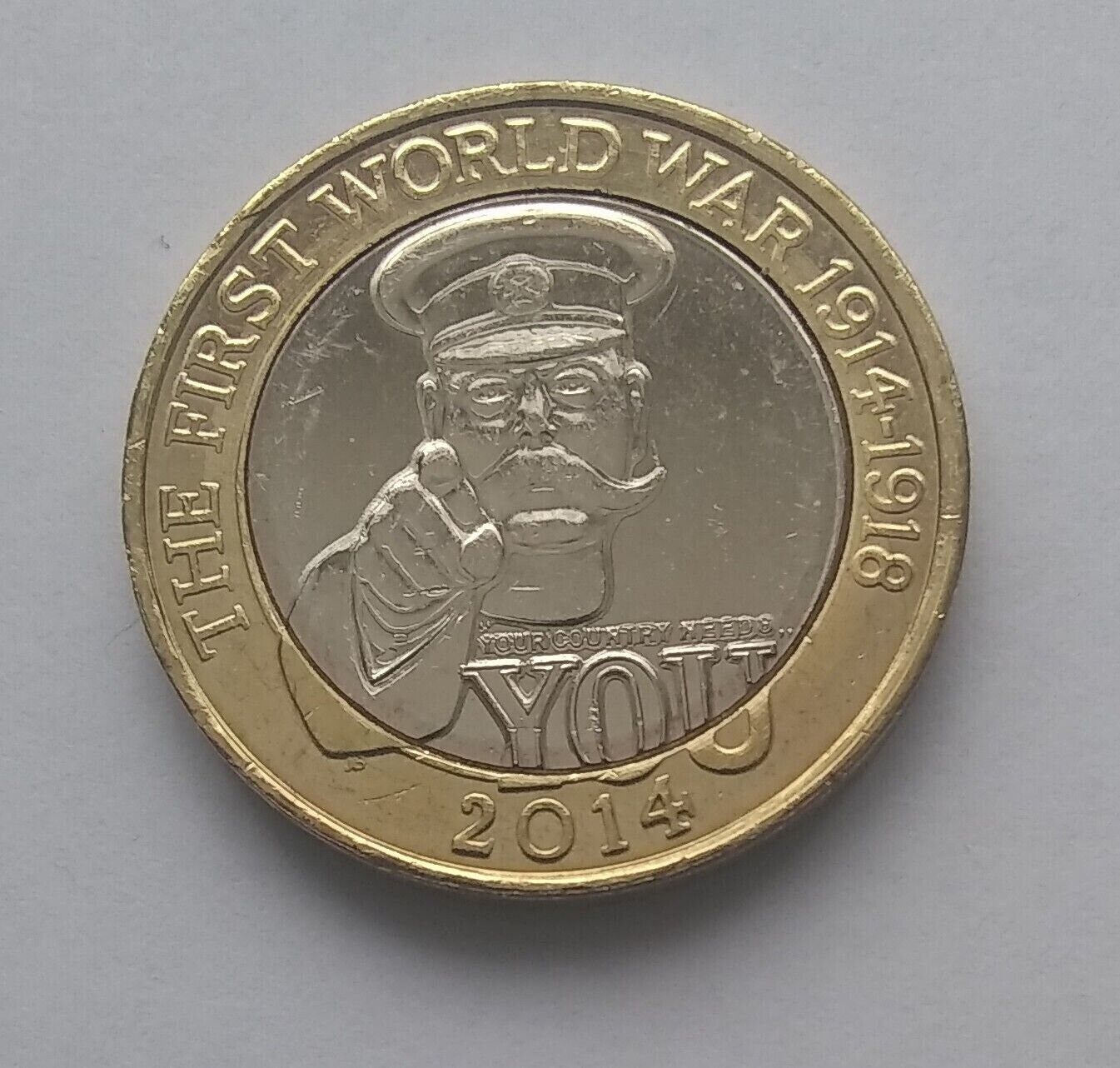 2014 Two Pound Coin Lord Kitchener Centenary WW1 Out Break - Etsy UK
