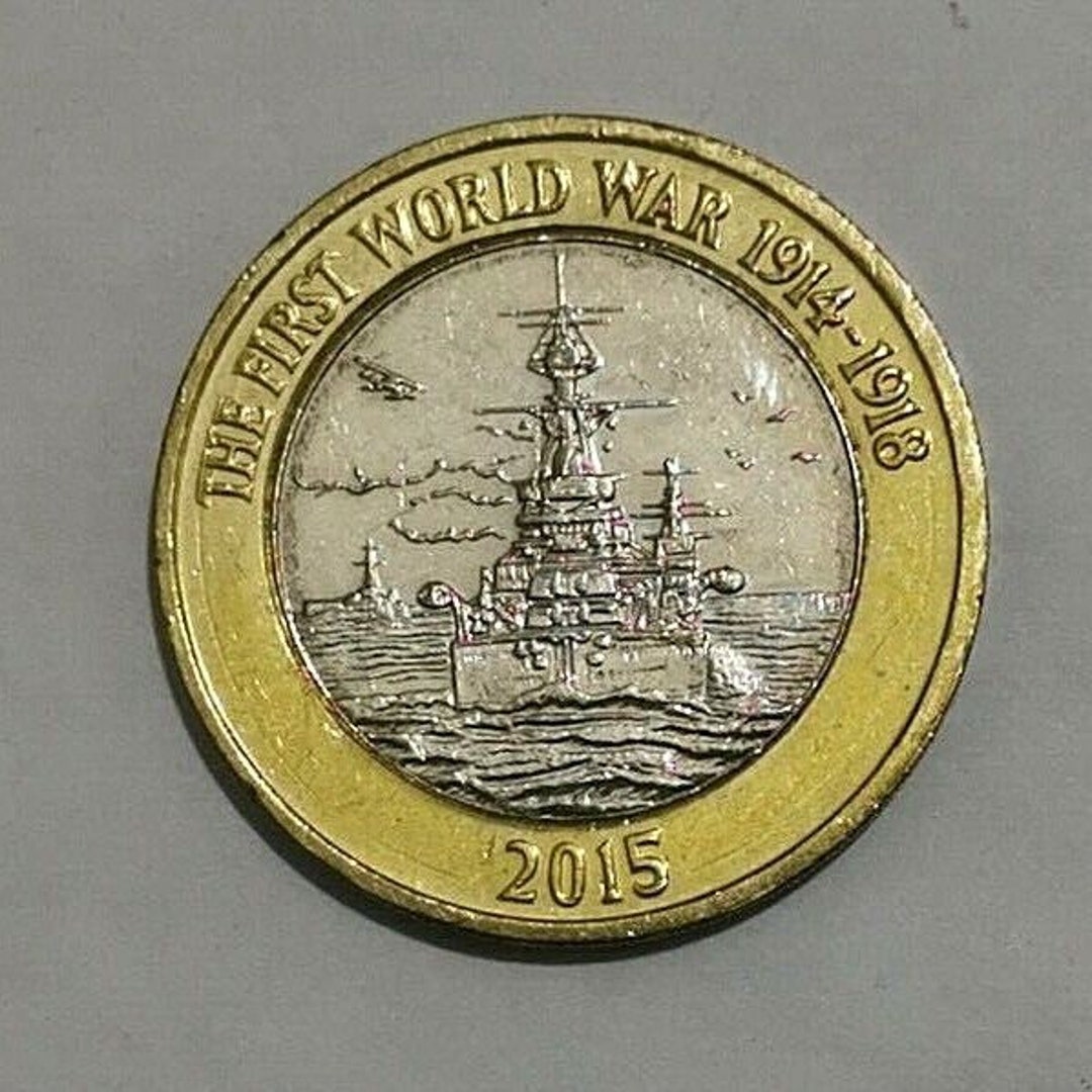 2 Two Pound Coin the First World War 1914-1918 Ship the Royal - Etsy