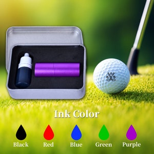 Golf Ball Stamp Personalized, Custom Ball Golf Stamp, Logo/name ...