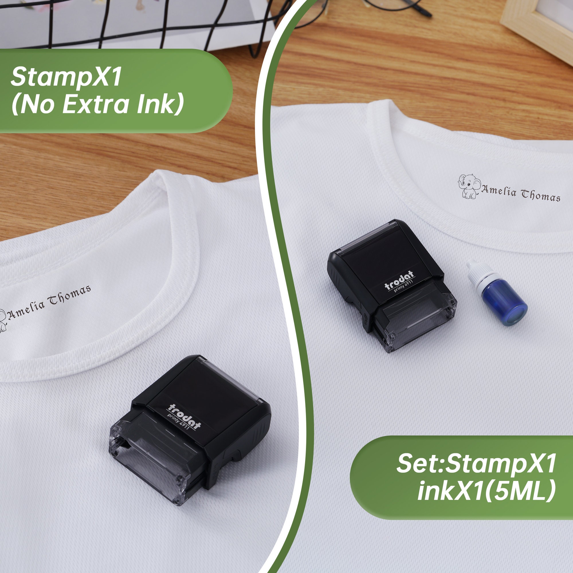 Custom Clothing Stamp, Personalized Fabric Stamp, Clothing Marker Stamp ...