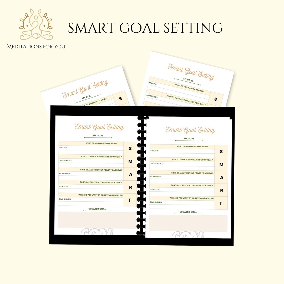 Smart Goal Setting Daily Planner, Undated Planner, Productivity Journal ...