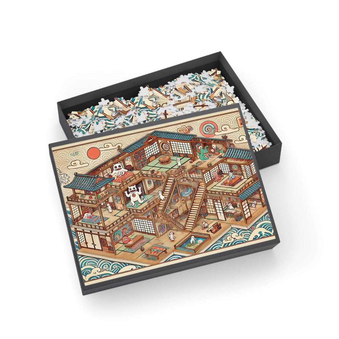 Oni Island Jigsaw Puzzle Japanese Folklore Traditional Art 1000 Pieces ...