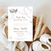 Landing Soon Baby Shower Invitation - Adventure Themed - Editable ...