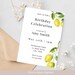 Lemon Birthday Party Invite, Citrus Invite, Lemon-themed Birthday ...