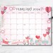 EDITABLE February 2024 Calendar, Sweet Valentine 2024 With Cute Gnomes ...