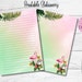 Pink Flamingo Stationery: Tropical Letter Writing Paper (digital ...
