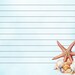 Sea Shell Ocean Printable Stationery Watercolor Stationary Summer ...