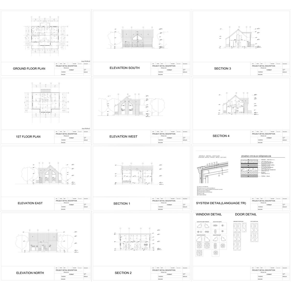 Modern Bungalow House Plan I Two Story Bungalow House Plan I House Plan ...