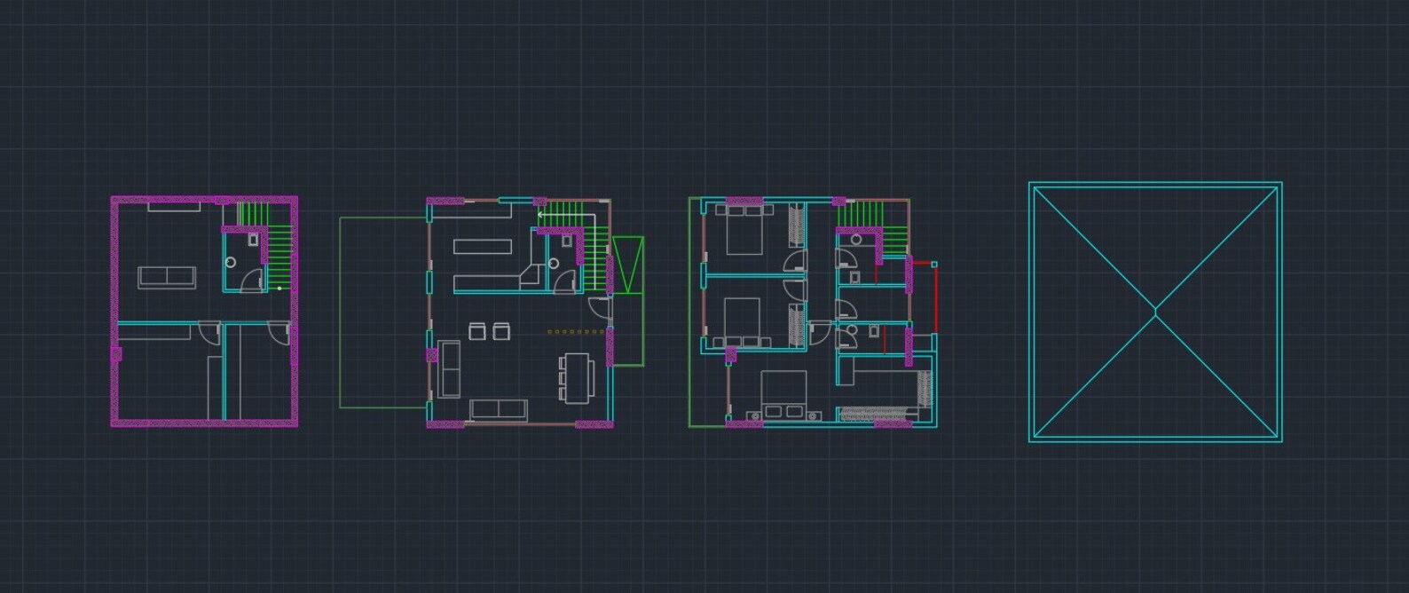 Modern House Design I Customized Design Plan I 4 Piece Villa Plan I 2 ...