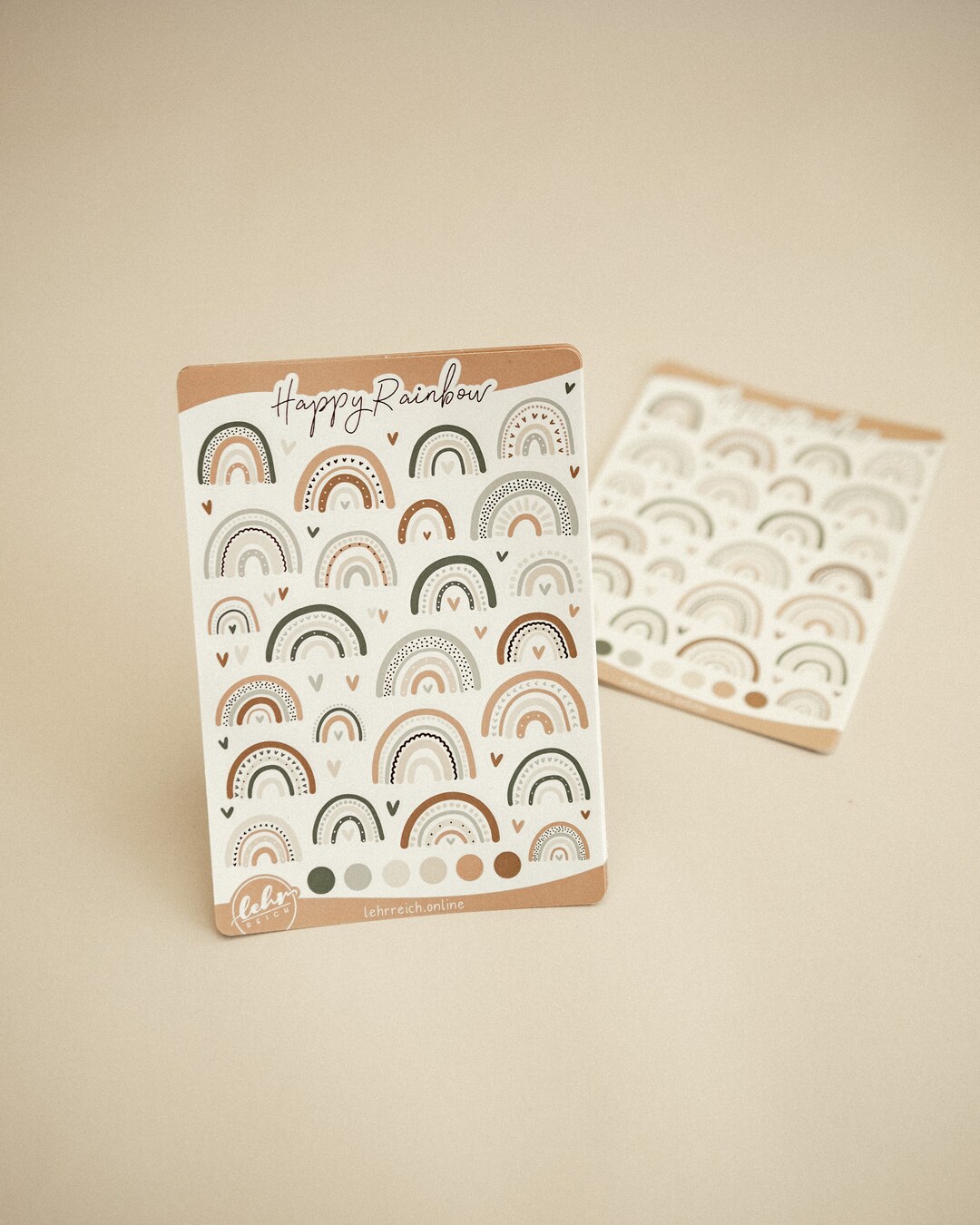 Sticker Sheet Happy Rainbow - Etsy