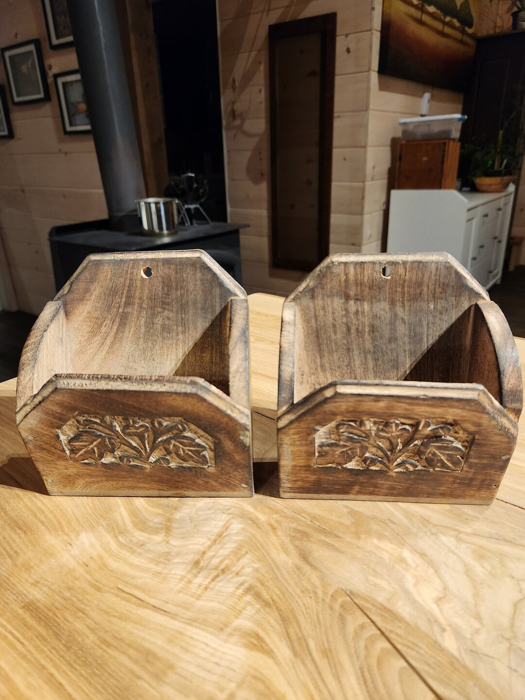 Wooden Letter Holders - Etsy