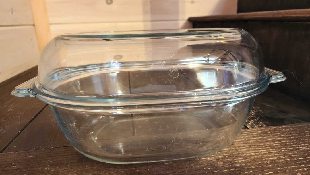 Transparent Oval Pyrex Dish - Etsy