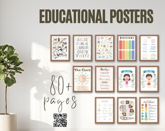 Groovy Inspirational Class set of 8 Printable Posters - Etsy