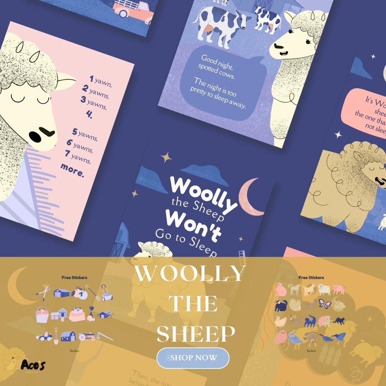 Woolly the Sheep Story Book - Etsy