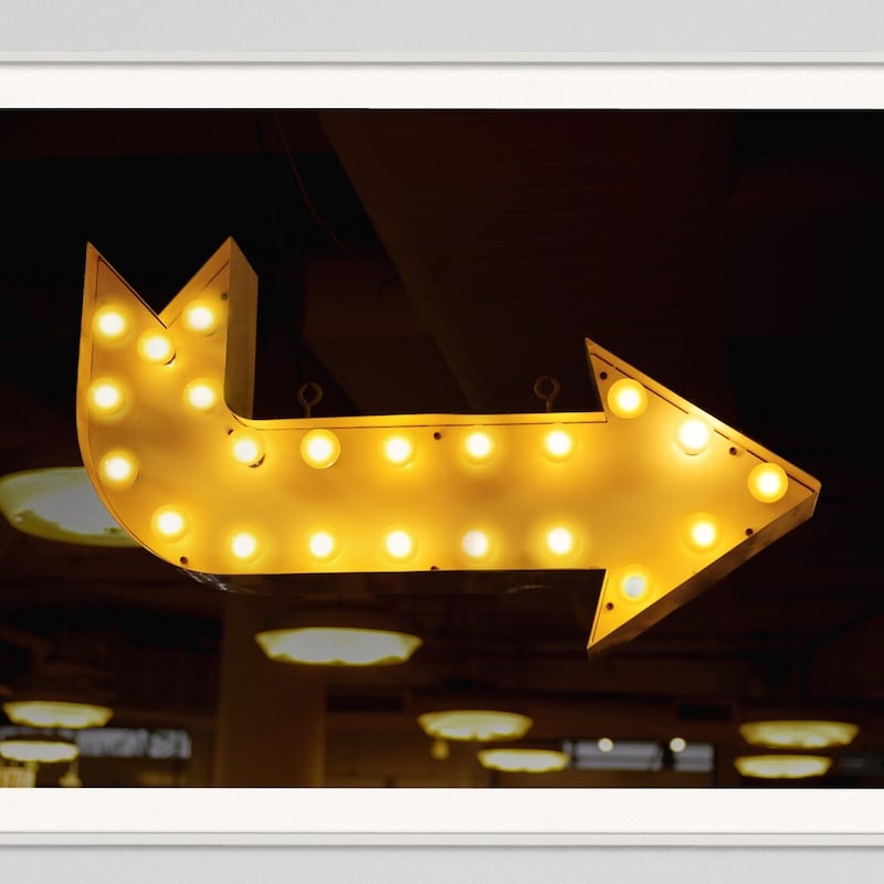 Lighted Arrow Sign - Etsy
