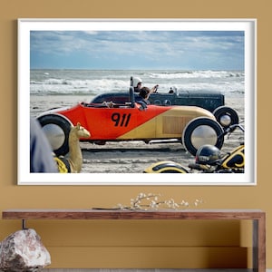 1920s Ratrod Beach Drag Race: Vintage TROG Action Red & Gold Highlights ...
