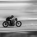 Monochrome Adrenaline: Motorcycles Drag Racing on Beach - Exclusive ...