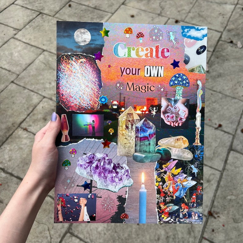 Create Your Own Magic Original Handmade Collage - Etsy