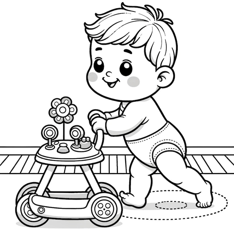 30 Baby Shower Coloring Pages, 30 Baby Coloring Pages, Baby Coloring ...