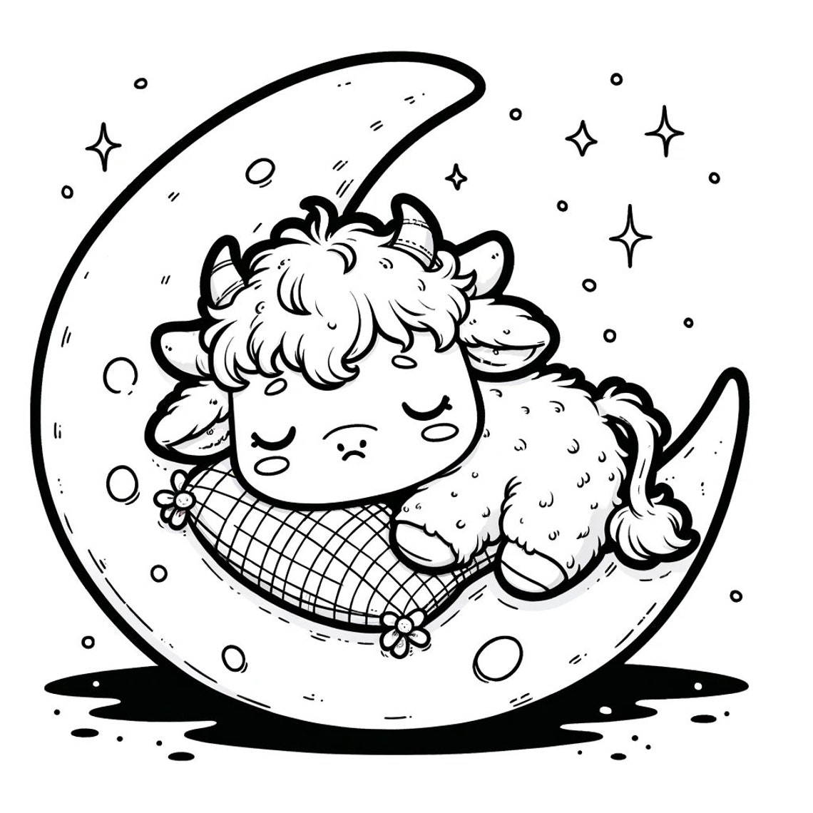 15 Highland Cow Coloring Pages, Cow Coloring Pages, Highland Cows, Cute ...