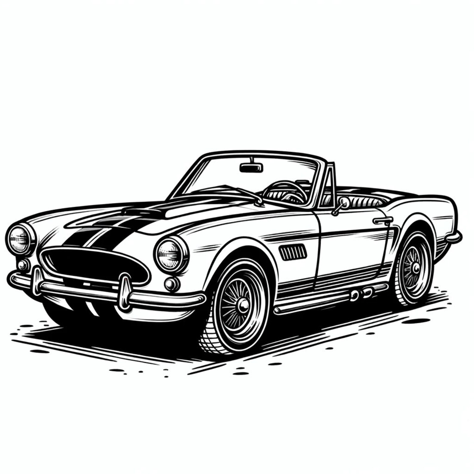 5 Car Coloring Pages, Car Coloring Pages, Cool Car Coloring Pages. - Etsy