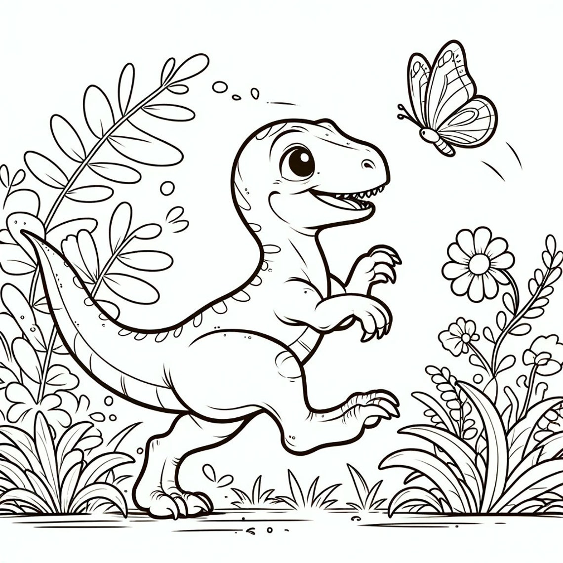 20 Dinosaur Coloring Pages, 20 Dino Packs, Cool Dinosaur Coloring Pack ...