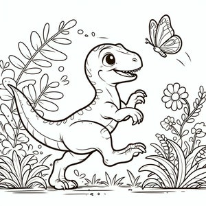 20 Dinosaur Coloring Pages, 20 Dino Packs, Cool Dinosaur Coloring Pack ...