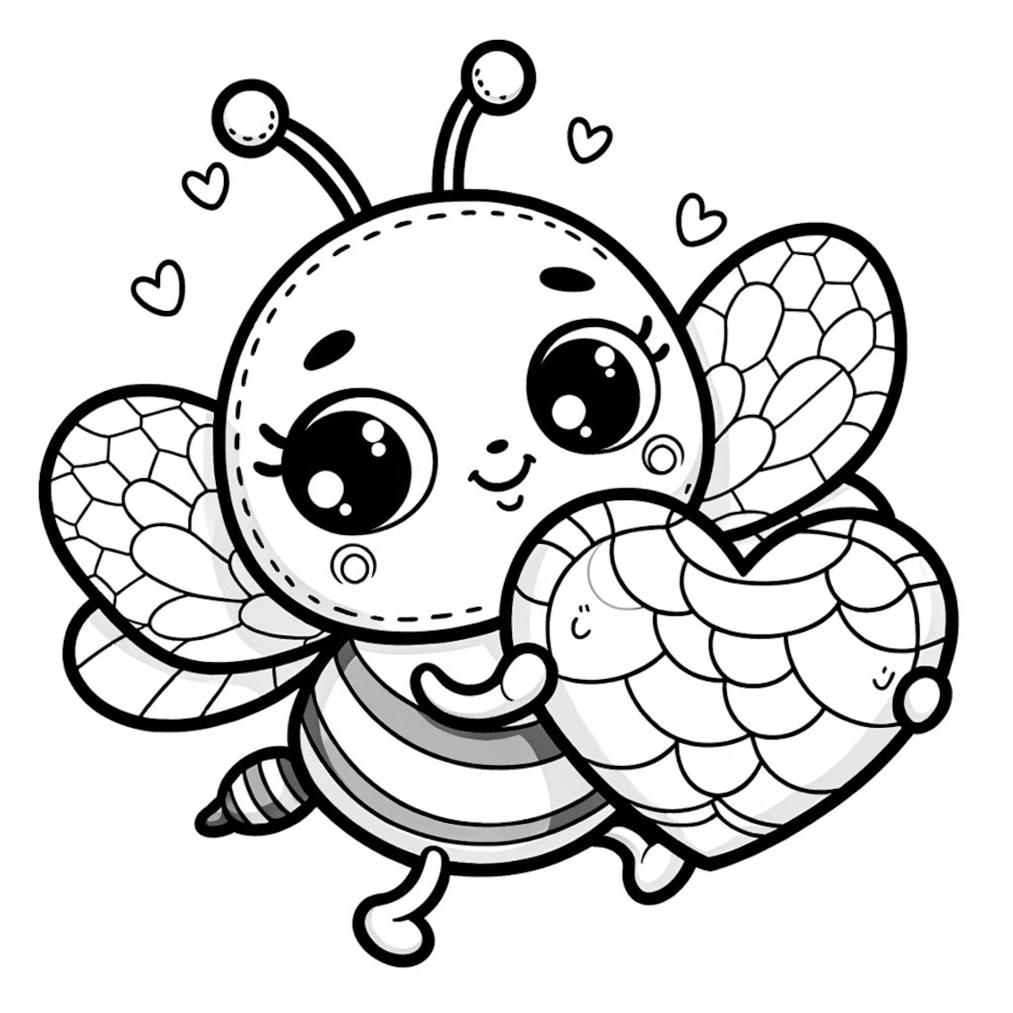 5 Valentines Day Coloring Pages, 5 Cute Love Coloring Pages, Cute Kids ...