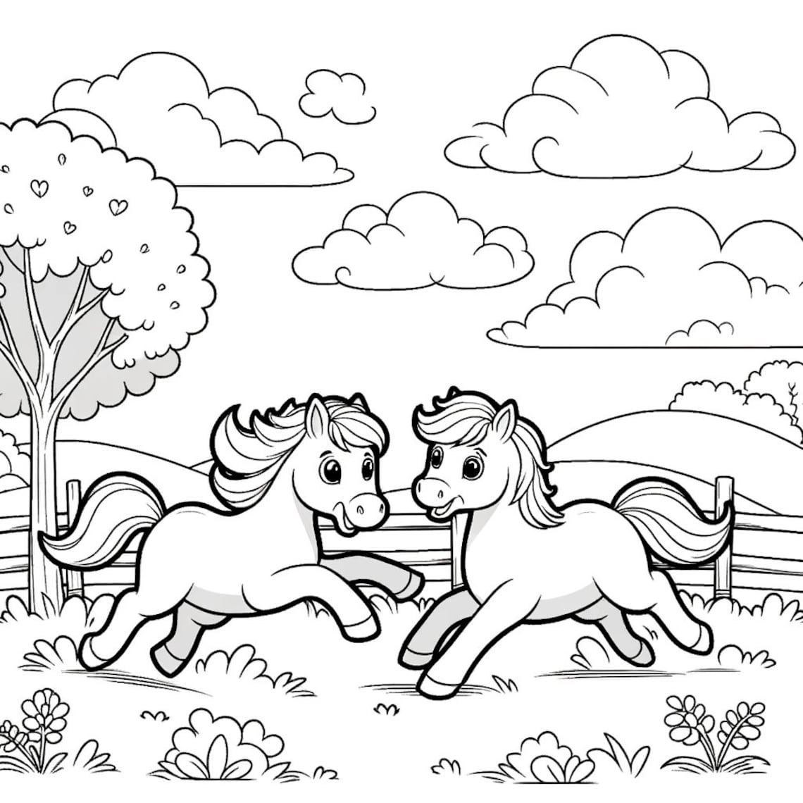 20 Horse Coloring Pages, Cute Horse Coloring Pages, Horse Coloring ...