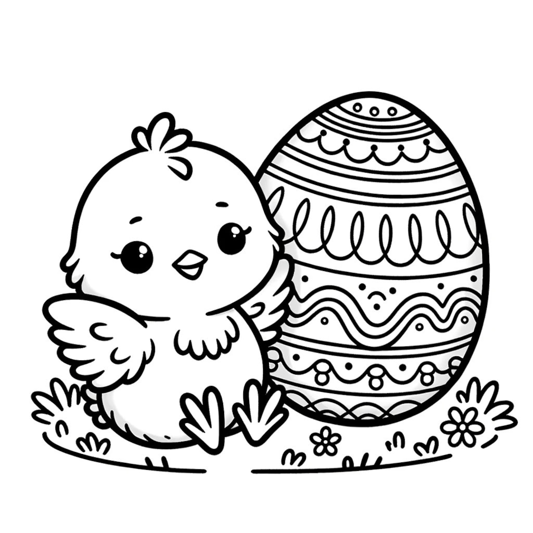 5 Easter Coloring Pages, Easter Coloring Bundle, Easter Bunny Coloring ...