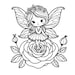 30 Rose Coloring Pages, Valentines Day Coloring, Flower Coloring Page ...