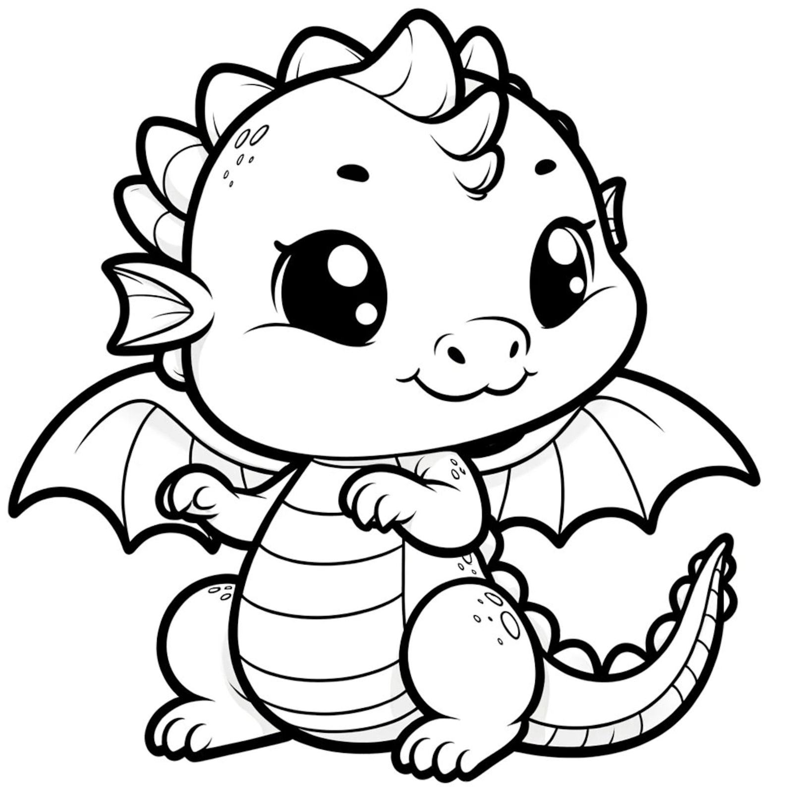 30 Baby Dragon Coloring Pages, Fantasy Dragon Coloring Pages, Cute Baby ...