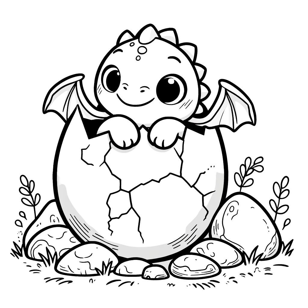 5 Baby Dragon Coloring Pages, Fantasy Dragon Coloring Pages, Cute Baby ...