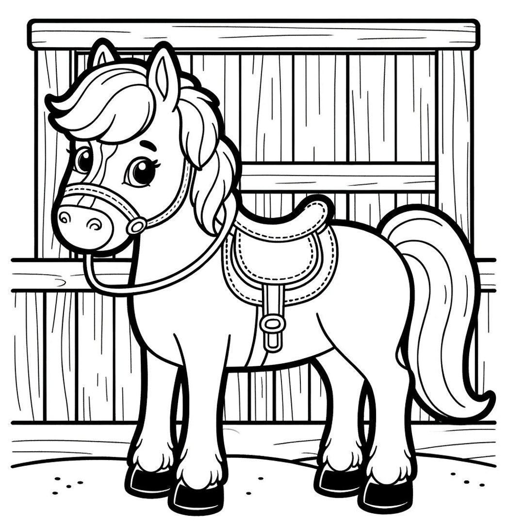 5 Horse Coloring Pages, Instant Download, Set of 5 Adult & Kids ...