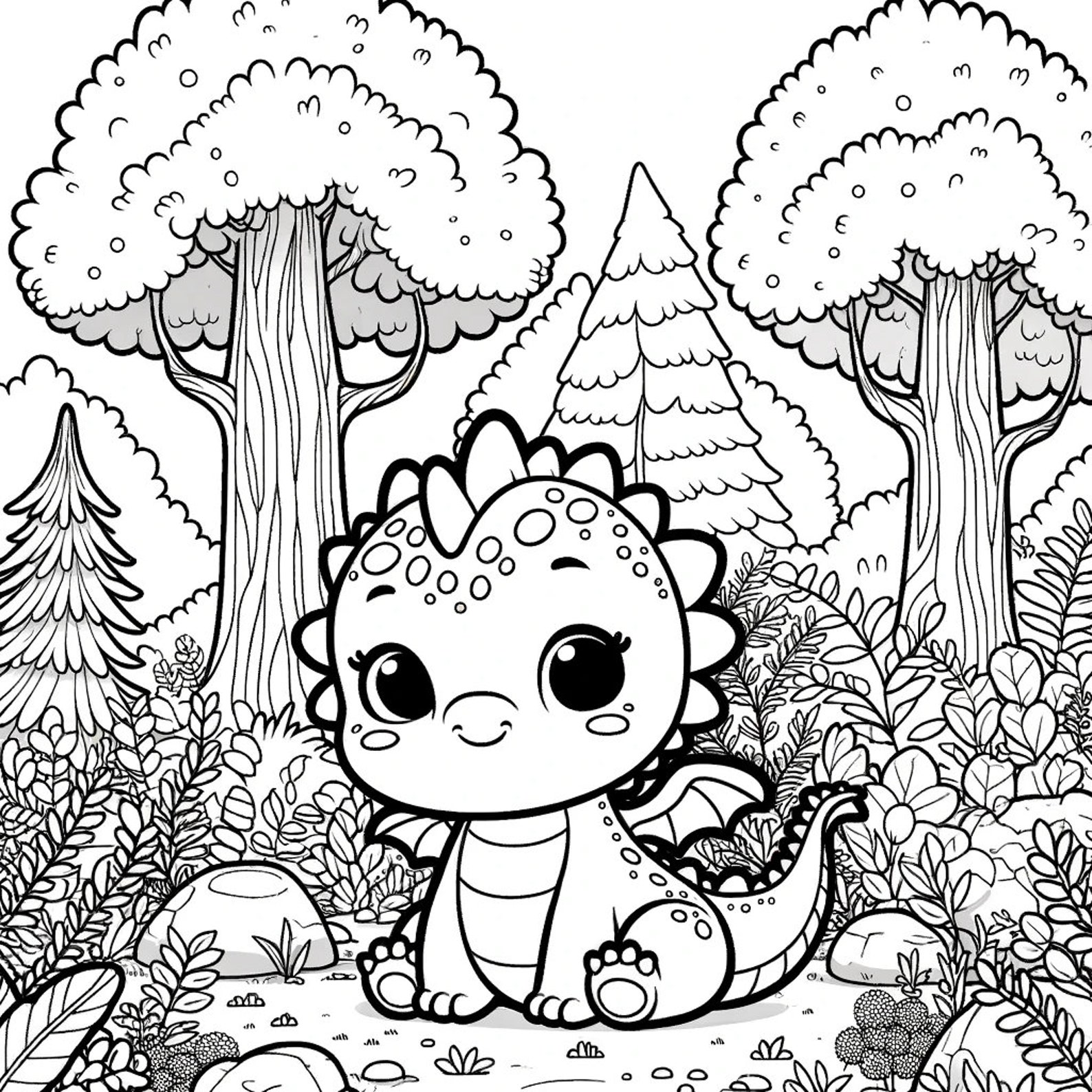 30 Baby Dragon Coloring Pages, Fantasy Dragon Coloring Pages, Cute Baby ...