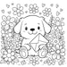 30 Valentine Dog Themed Coloring Pages, 30 Cute Love Coloring Pages ...