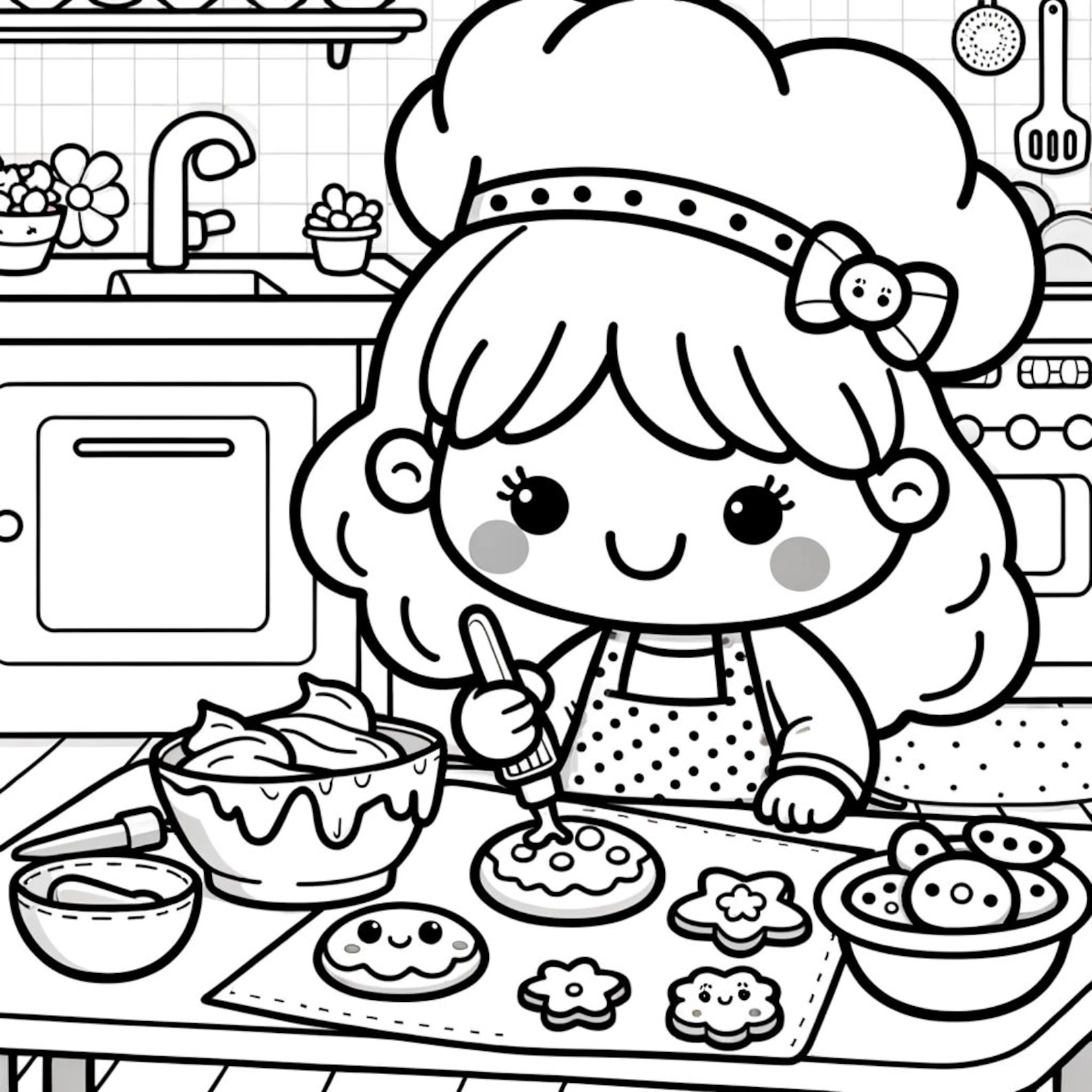 20 Cute Girl Coloring Pages, Cute Lady, Kids Coloring, Female Coloring ...