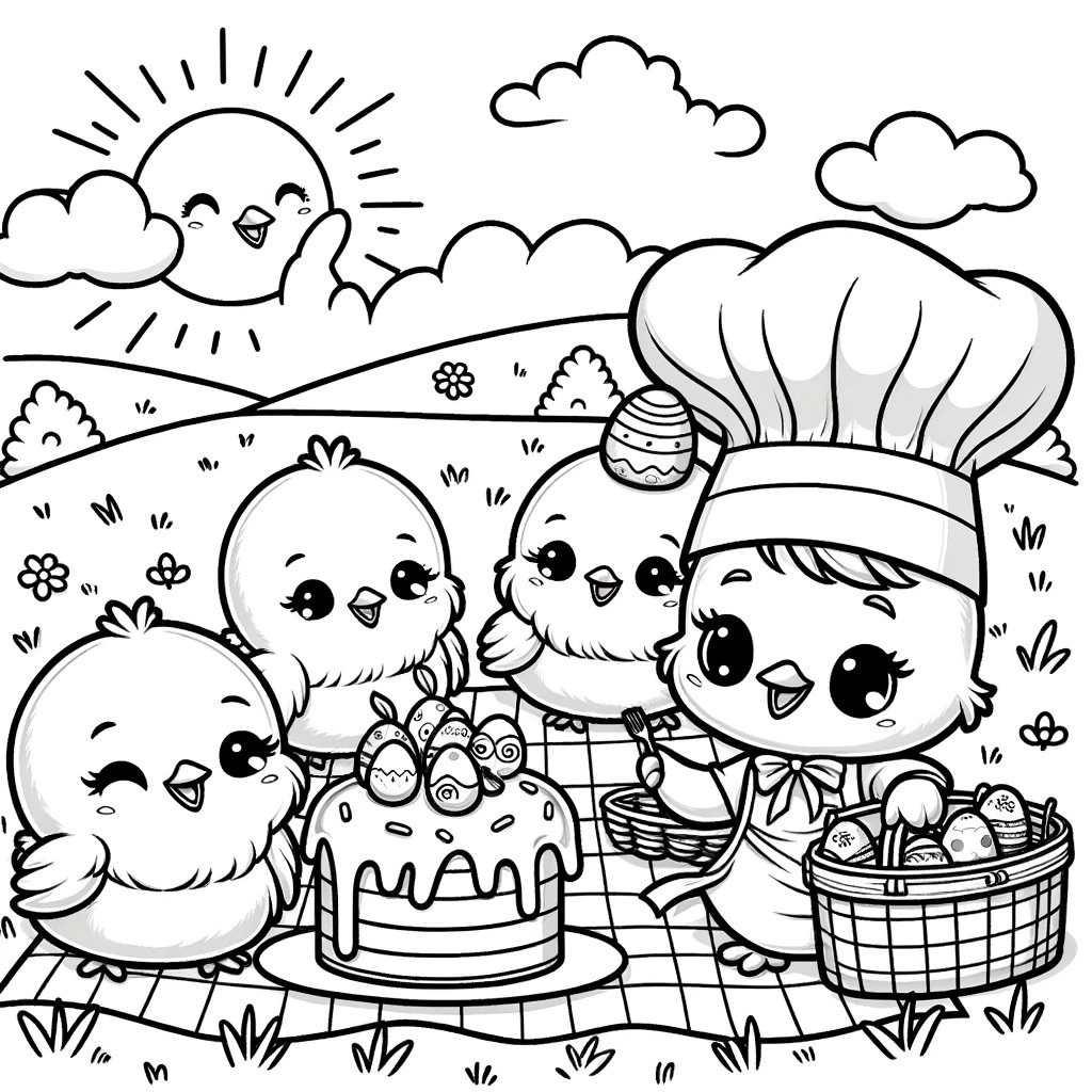20 Easter Coloring Pages, Easter Coloring Bundle, Easter Bunny Coloring ...