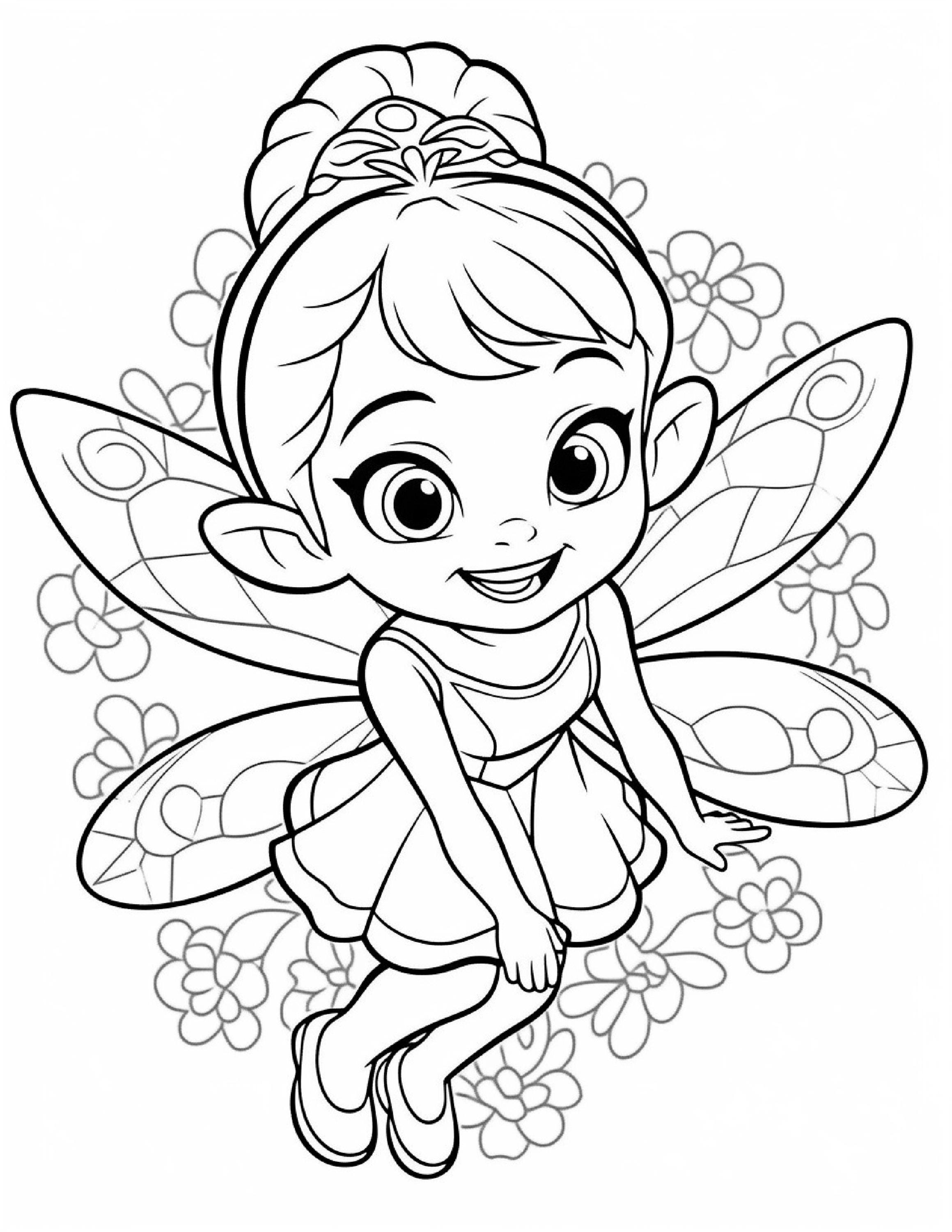 Pagine Da Colorare Fate Disney Silvermist
