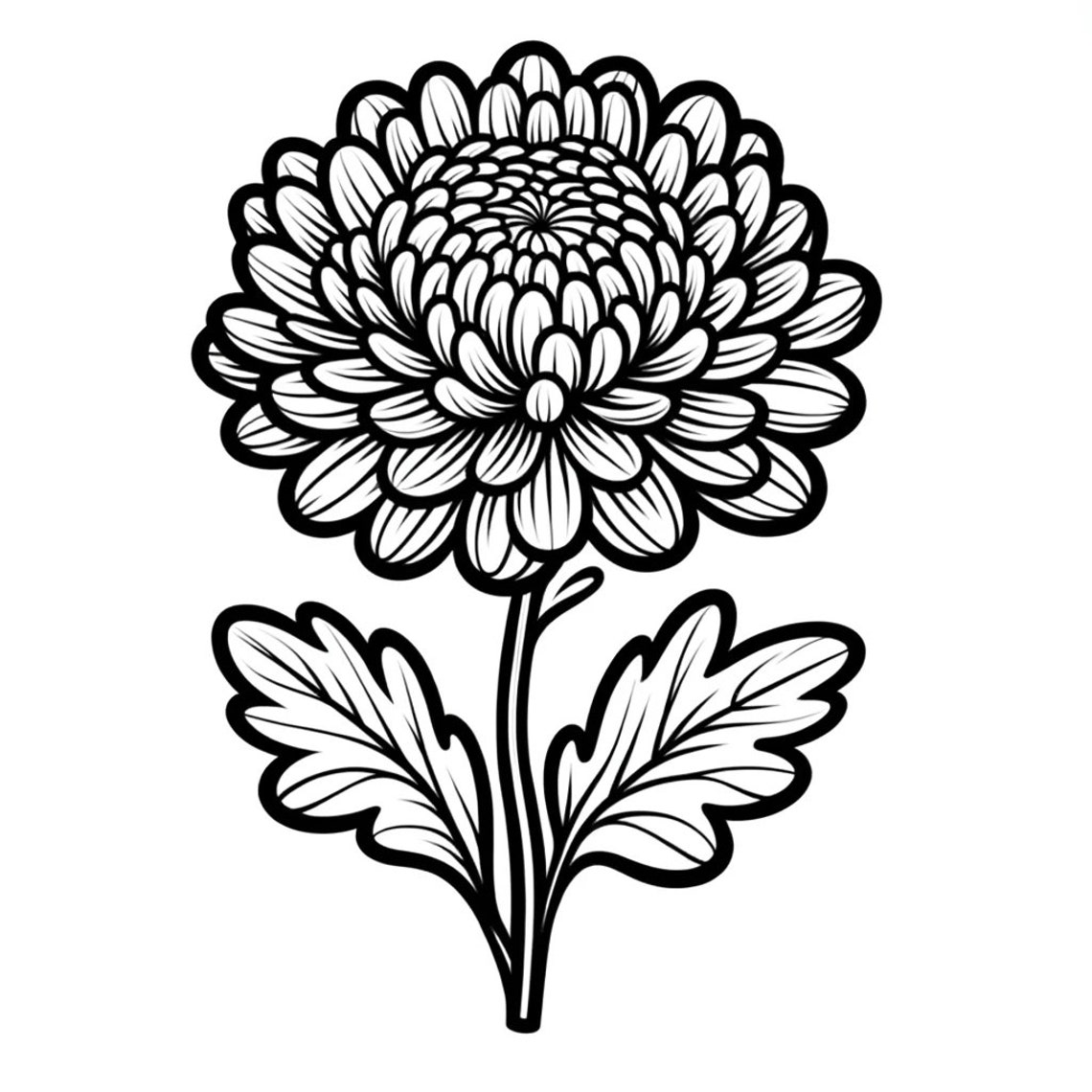 Birth Month Flower Coloring Pages, Birth Month Flowers, All Birth Month ...