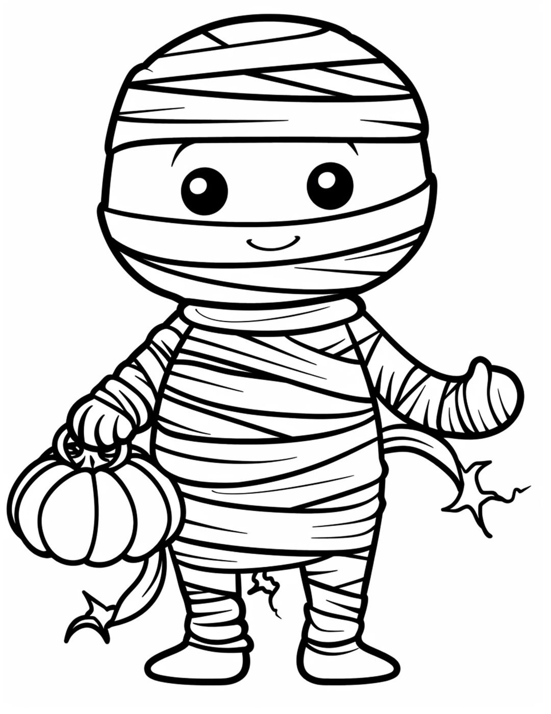 5 Cute Halloween Coloring Pages, Halloween Coloring, Pumpkin Coloring ...