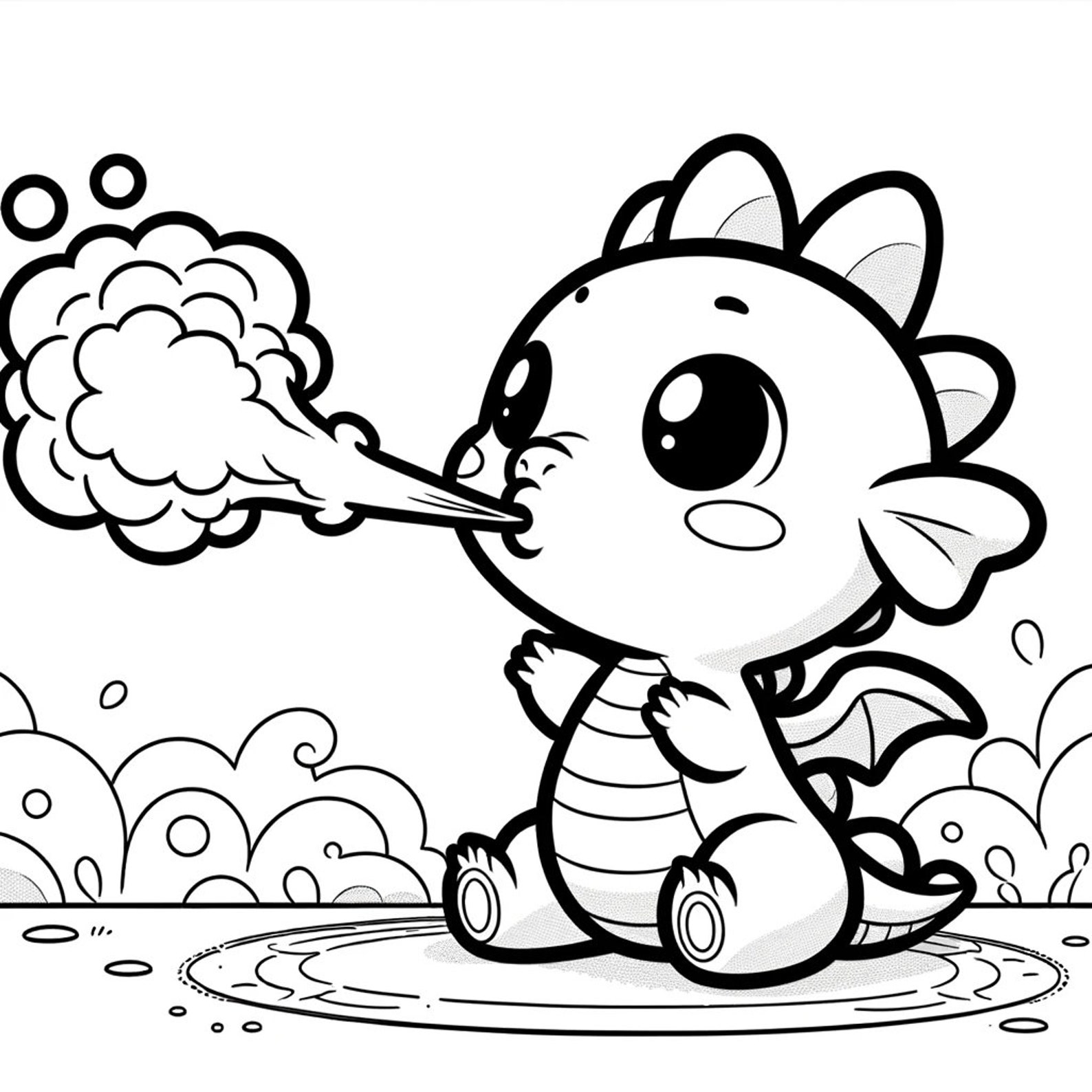 25 Baby Dragon Coloring Pages, Fantasy Dragon Coloring Pages, Cute Baby ...