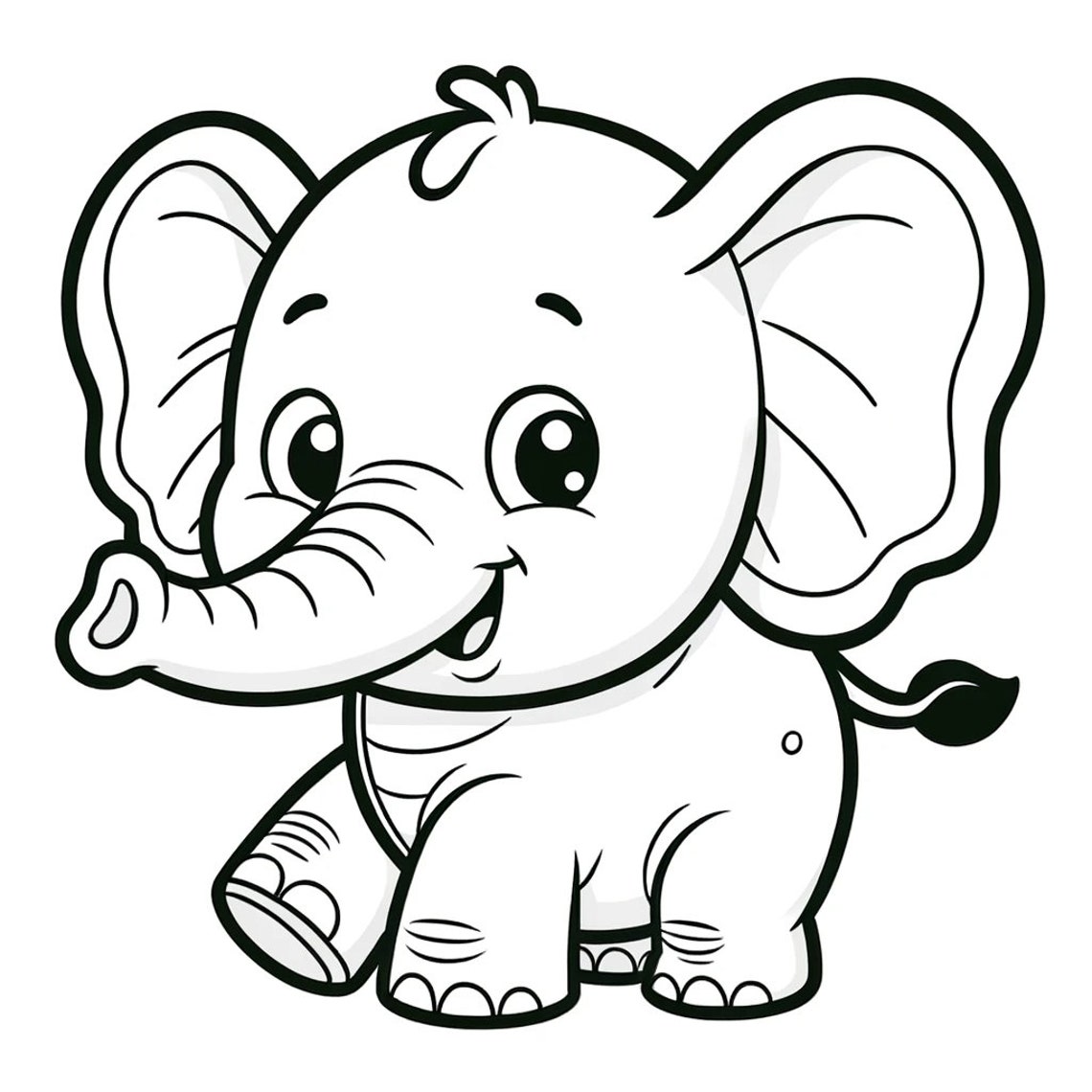 5 Elephant Coloring Page - Animal Coloring Page, Elephant Coloring Page ...