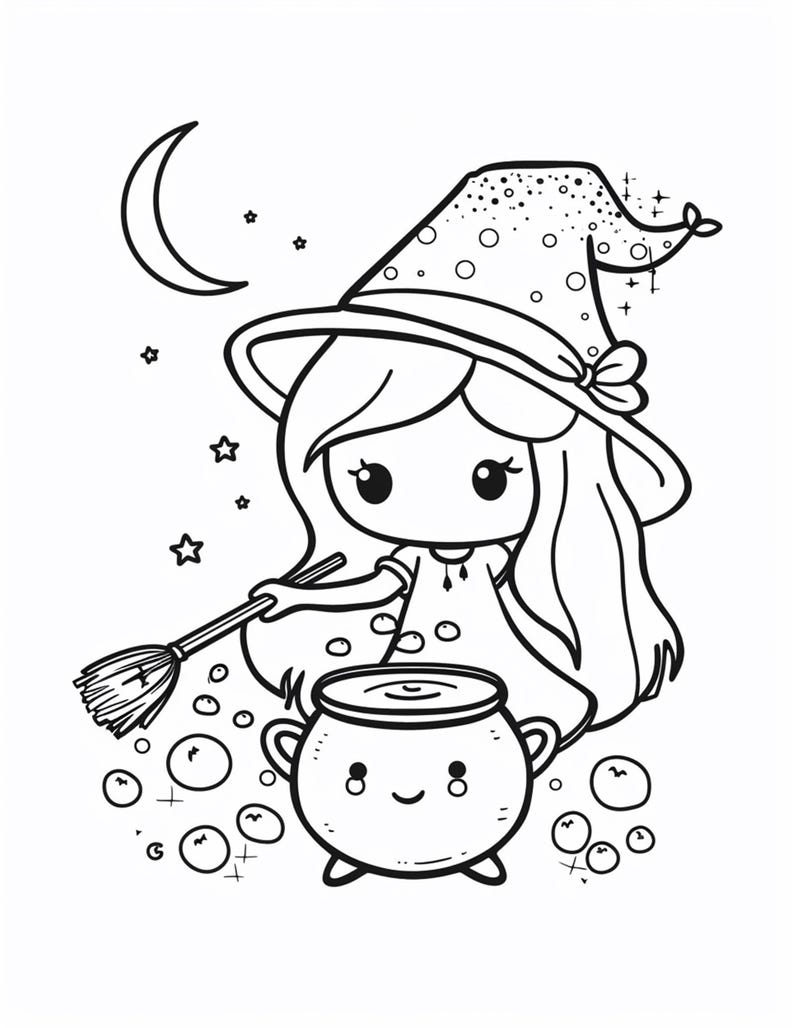 5 Cute Halloween Coloring Pages, Halloween Coloring, Pumpkin Coloring ...