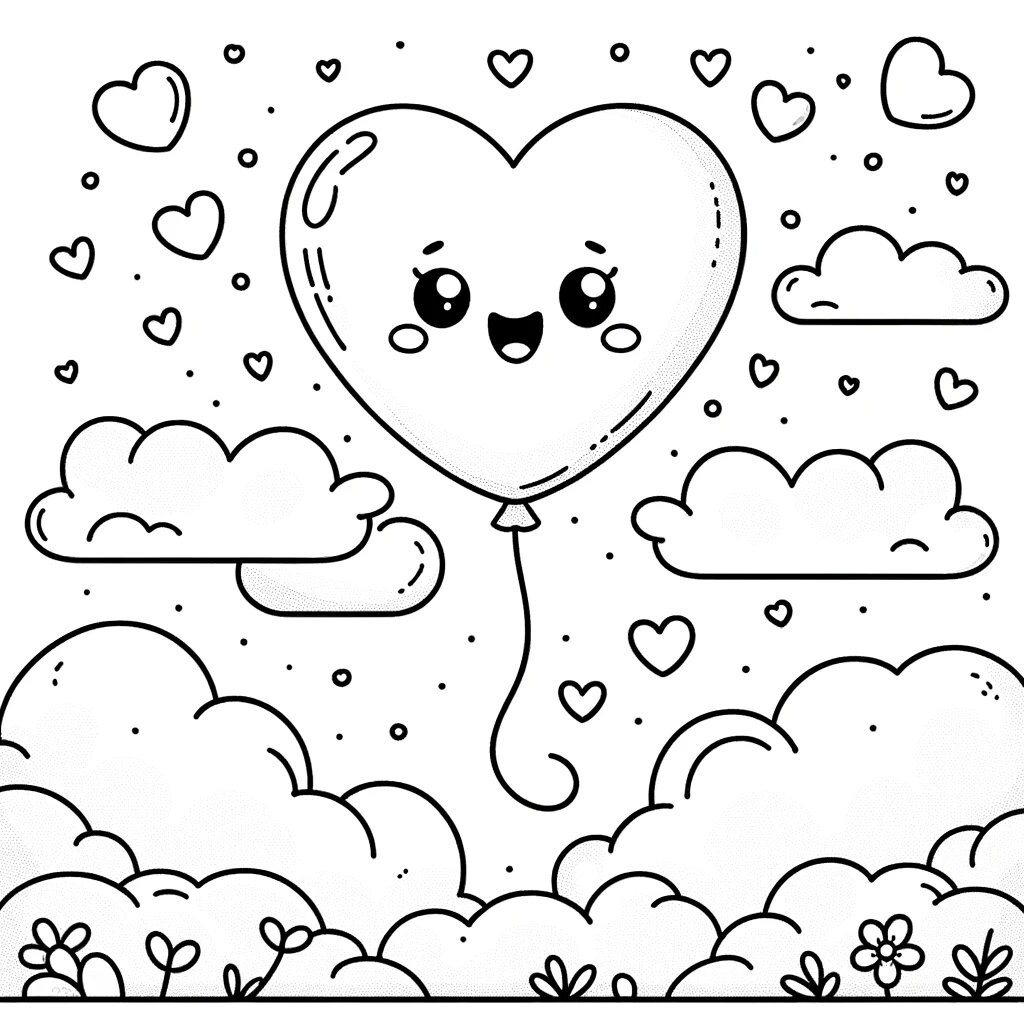 30 Valentines Day Coloring Pages, 30 Cute Love Coloring Pages, Cute ...