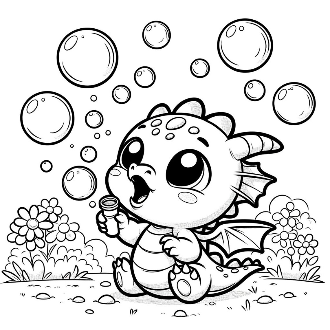25 Baby Dragon Coloring Pages, Fantasy Dragon Coloring Pages, Cute Baby ...