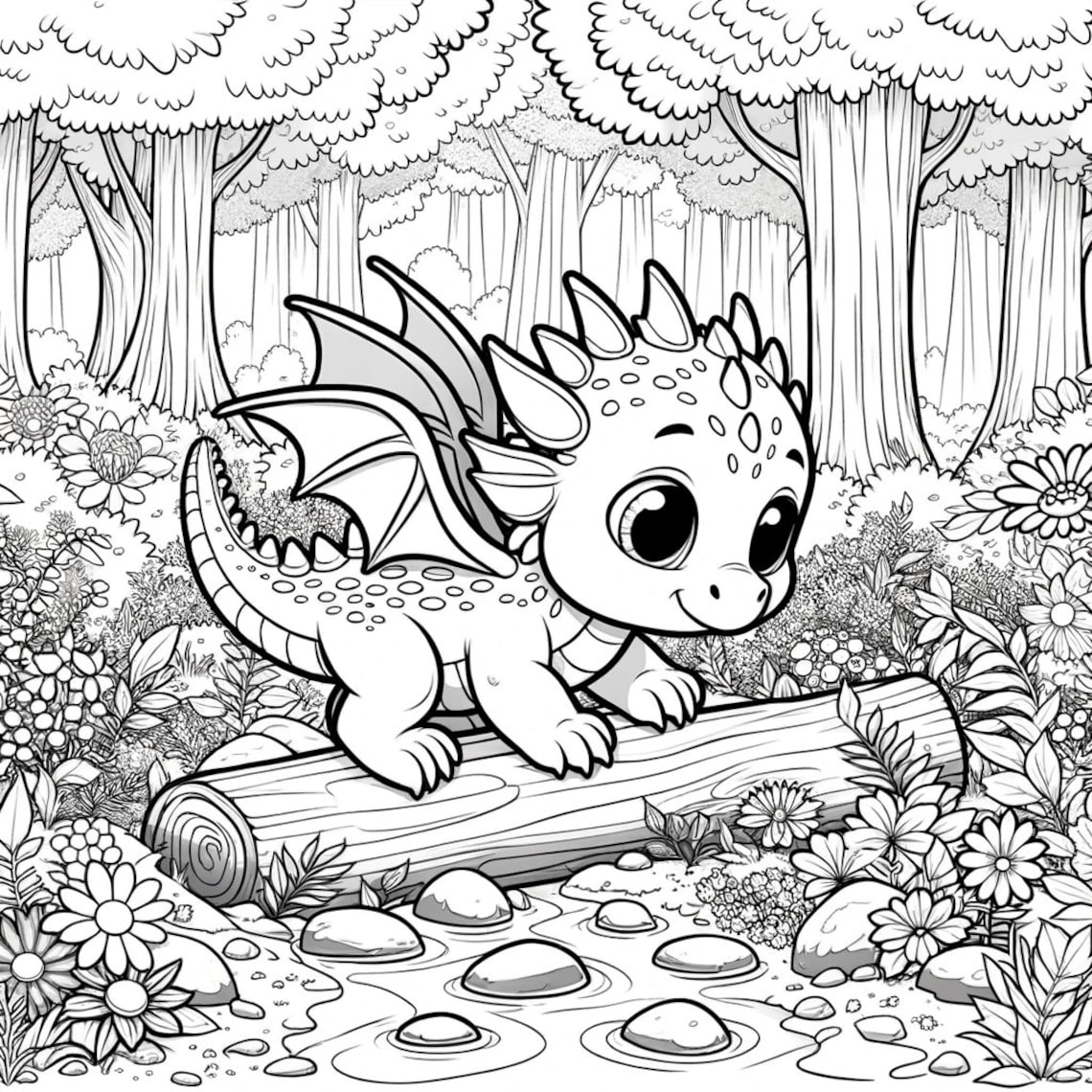 30 Baby Dragon Coloring Pages, Fantasy Dragon Coloring Pages, Cute Baby ...