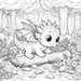30 Baby Dragon Coloring Pages, Fantasy Dragon Coloring Pages, Cute Baby ...